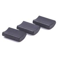 China Thru Diamterical Ferrite Arc Magnet Y30BH Grade Ceramic Ferrite Magnet for sale