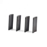 China Thru Diamterical Ferrite Arc Magnet Y30BH Grade Ceramic Ferrite Magnet for sale