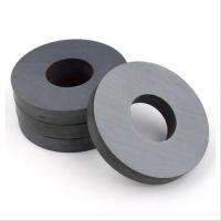 China Y30 Ceramic Ferrite Magnets Ferrite Ring Magnets Industrial High Tensile Strength for sale