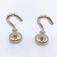 China Nickel Coated Industrial Strength Magnetic Hooks Custom Made Antirust for sale
