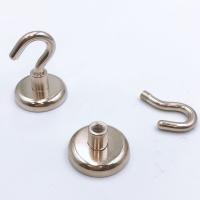 China Nickel Coated Industrial Strength Magnetic Hooks Custom Made Antirust for sale