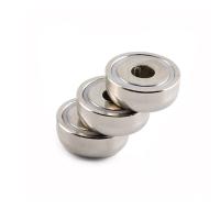 China Rustproof Countersunk Neodymium Eyebolt Magnet Double Sided Neodymium Magnet for sale