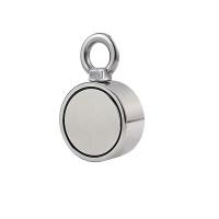 China Axial Magnetization Round Neodymium Eyebolt Magnet With One Eyebolt for sale