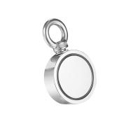 China Axial Magnetization Round Neodymium Eyebolt Magnet With One Eyebolt for sale