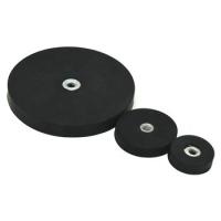 China Rubber Coated Neodymium Disk Magnets for sale