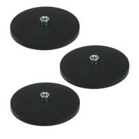China Rubber Coated Neodymium Disk Magnets for sale
