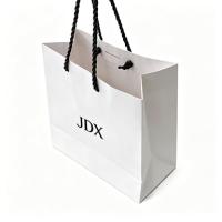 China Retail Paper Shopping Bags With Handles Kraft Black Paper Bags Bulk for sale