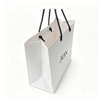 China Retail Paper Shopping Bags With Handles Kraft Black Paper Bags Bulk for sale