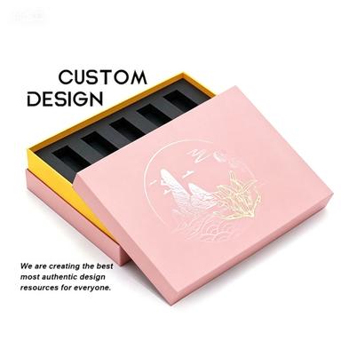 China Pink Gold Bow Triangle Base Lid Sponge Lined Wedding Gift Boxes for Chocolate Treat Candy Guest Gifts for sale