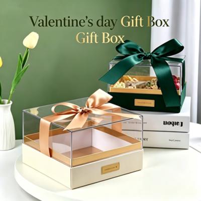 China Customizable Valentine's Day Gift Box Ecofriendly Materials and Premium Printing Options for sale
