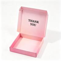 China Recyclable Corrugated Carton Box Gift Packaging Box UV Coating Gold Foil for sale