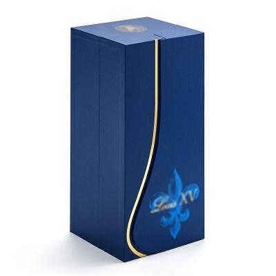 China Eco Friendly Paper Wine Box Sturdy Corrugated Material For Safe Shipping And Storage for sale