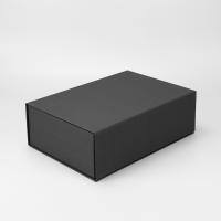 China CMYK Full Color Collapsible Magnetic Gift Boxes For Watch Manufacturers Black Foldable Boxes for sale