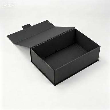 China CMYK Full Color Collapsible Magnetic Gift Boxes For Watch Manufacturers Black Foldable Boxes for sale