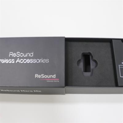 China Digital Hearing Aids Kit Electronics Packaging Box EVA Foam Magnetic Closure for sale