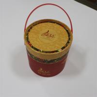 China Custom Luxury Cylindrical Paper Box Gift Packaging Foil Stamping Embossing For Cosmetics Spirits Candles for sale