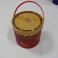 China Custom Luxury Cylindrical Paper Box Gift Packaging Foil Stamping Embossing For Cosmetics Spirits Candles for sale