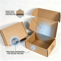China Durable Corrugated Mailer Box Double Wall Heavy Duty Shipping Self Locking Design for sale