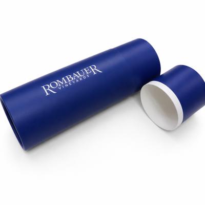 China Standard Round Cylindrical Kraft Paper Tube Box Custom Printed For Retail Gifts Cosmetics Spirits Candles for sale