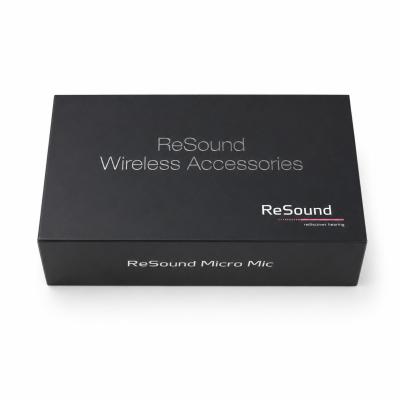 China Custom Wireless Microphone Electronic Packaging Box Rigid Magnetic Closure Die Cut Foam Insert for sale