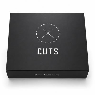 China Durable Flat Pack Black Corrugated Box for Shipping Packaging for sale