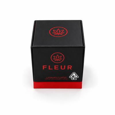 China Square Paper Watch Box Magnetic Cover Premium Packaging Gift Case for sale