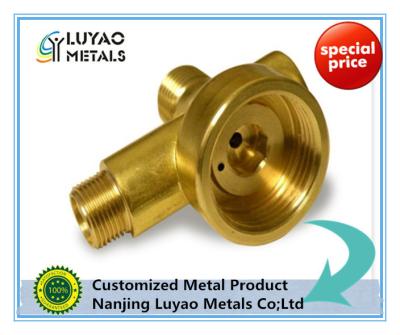 China Brass CNC Precision Machined Components with ±0.01mm Tolerance and 100-500KG Weight Range for sale
