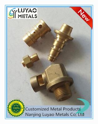 China Custom Brass CNC Machining Parts with ±0.01mm Tolerance and Quench Tempering Heat Treatment Service for sale