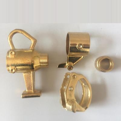 China Custom Brass Machining Components with ±0.1mm Tolerance and 100,000 PCS/Year Capacity - ASTM Standard Investment Casting for sale