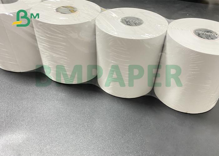 Coated Proof Direct Thermal Paper Sticker 16g Hot Glue White Glassine 