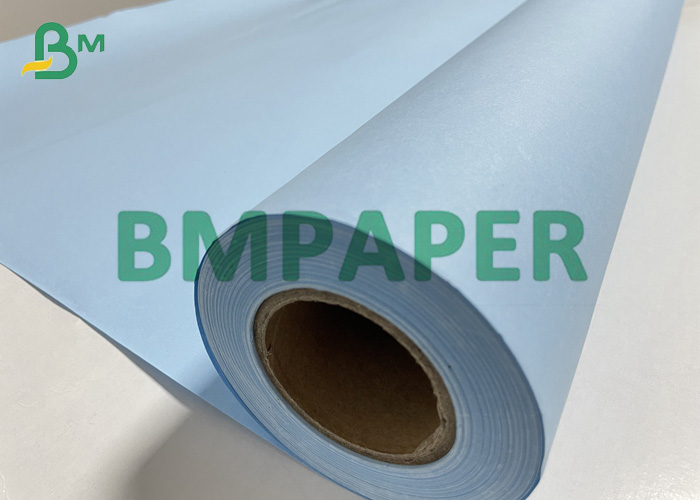 24" 35" Two Sided Blue CAD Plotter Paper For Architect Drafting