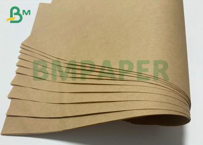 China 80gsm 90gsm Dark Brown Color Extensible Sack Kraft Paper Rolls 102cm for sale