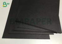 China Hard strength 150gsm 350gsm Mix Pulp Two Side Black Cardstock Paperboard for sale