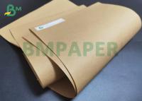 China Durable 70gsm Semi Extensible Brown Cement Craft Paper Jumbo rolls 112cm width for sale