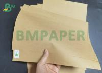 China Durable 70gsm Semi Extensible Brown Cement Craft Paper Jumbo rolls 112cm width for sale