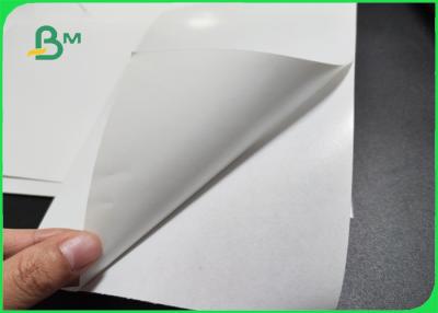 China 80gsm Semi Gloss Sticker Paper For Logistics Industry 24 x 42inch High Strength for sale