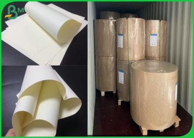 China Uncoated 24x35inch  80g 100g 120g Yellowish Green Read Paper For Notebook for sale