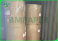 China 250gsm 300gsm Unbleached Brown Kraft Board For Fast Food Packaging 70cm 90cm for sale