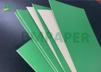 China 2mm Green Lacquered Cartons C1S Grey Cardboard Stiffness Offset Paper for sale