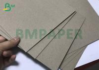 China Double Gray Color 1mm 2mm Thick Uncoated Hard Grey Cardboard Sheet for Bookcover for sale