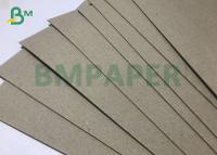 China Double Gray Color 1mm 2mm Thick Uncoated Hard Grey Cardboard Sheet for Bookcover for sale