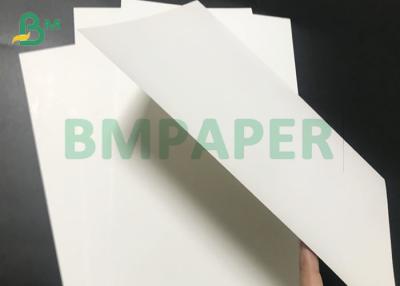 China 250gsm to 400gsm C1S Bleached Ivory Paper Board / GC1 Art Card Sheet 72 * 102cm for sale