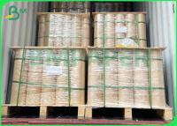 China 60gsm BKP Brown Kraft Paper 330mm X 2000m Per Roll For Packaging for sale