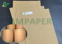 China Jumbo Rolls BKP 60gsm To 120gsm Uncoated Brown Craft Paper For Envelope Bags for sale