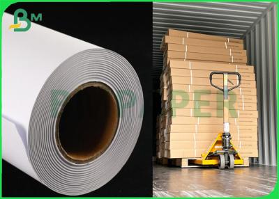 China 2 inch core size CAD Bond Paper Rolls White Plotter Paper 5 rolls carton for sale