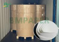 China Virgin Wood Pulp Natural White 100gram 140gram Uncoated Woodfree Paper Reels for sale