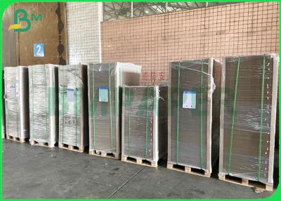 China 1.8mm White Lined Chipboard One Side Coated Solid Grey Back Board for sale