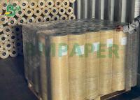 China 40g Yellowish Kraft Paper 10PE Matte Lamination Single Side for package for sale