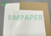 China White Top Brown Back Cardboard 300gsm 350gsm For Frozen Food Box for sale