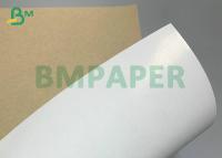 China White Top Brown Back Cardboard 300gsm 350gsm For Frozen Food Box for sale